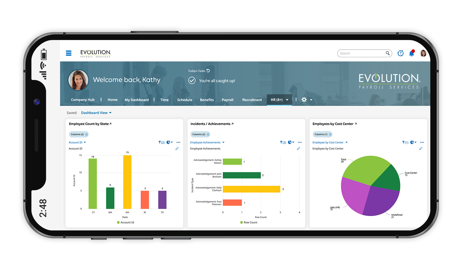 HCM Mobile App Solutions | Our Services | Evolution Payroll Services